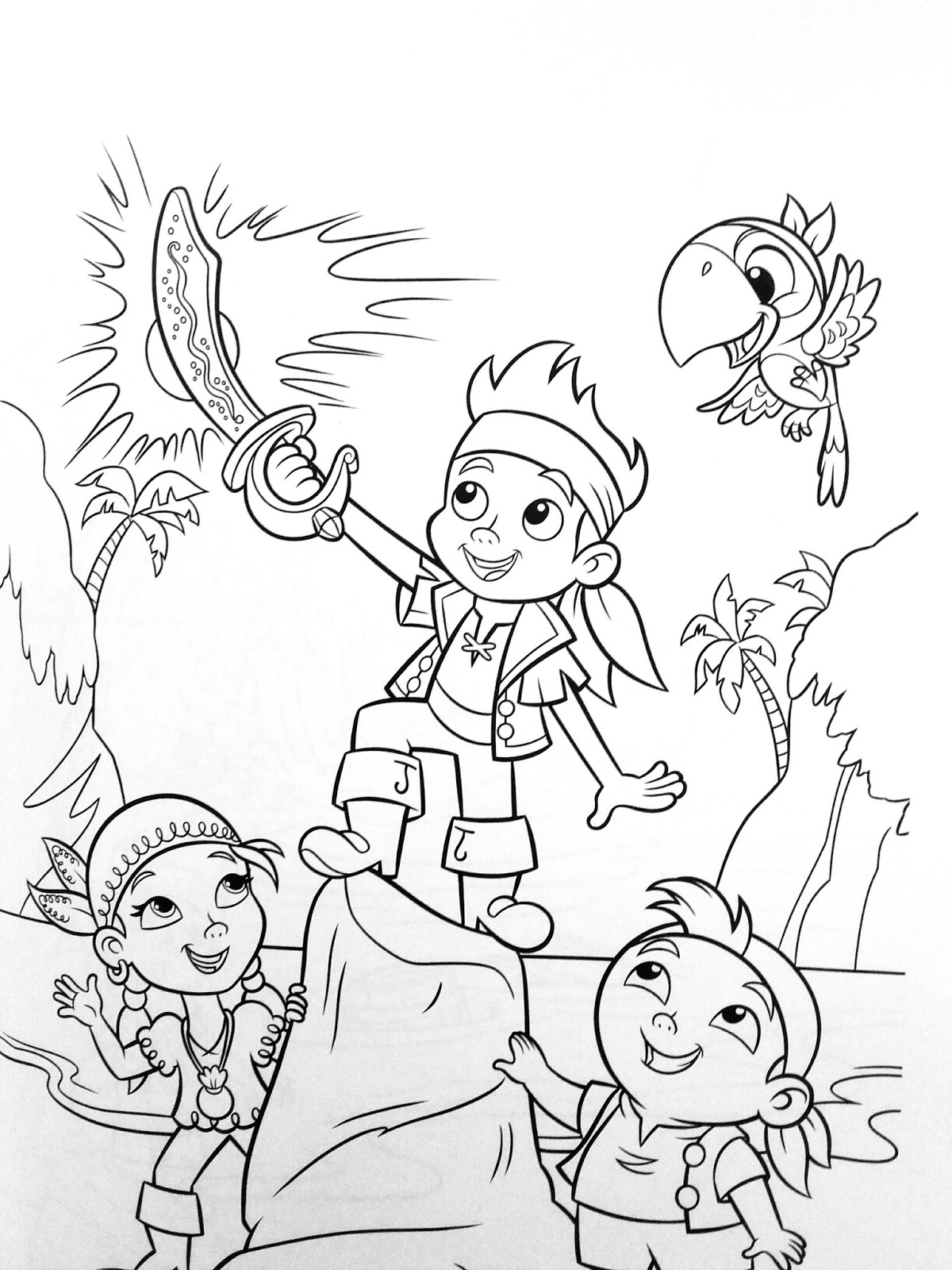 Aprende Brincando: 7 Desenhos para Colorir o Jake e os Piratas na Terra ...