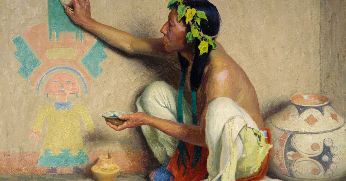 Eanger Irving Couse | Tao Society artist | Tutt'Art@ | Pittura ...