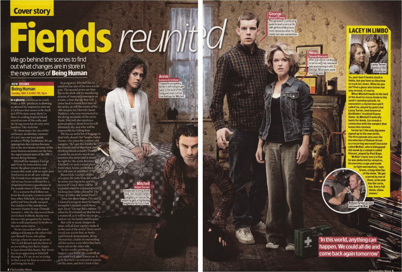 Reece Charsville A2 Media - Double Page Spread: Real Media Research: TV ...