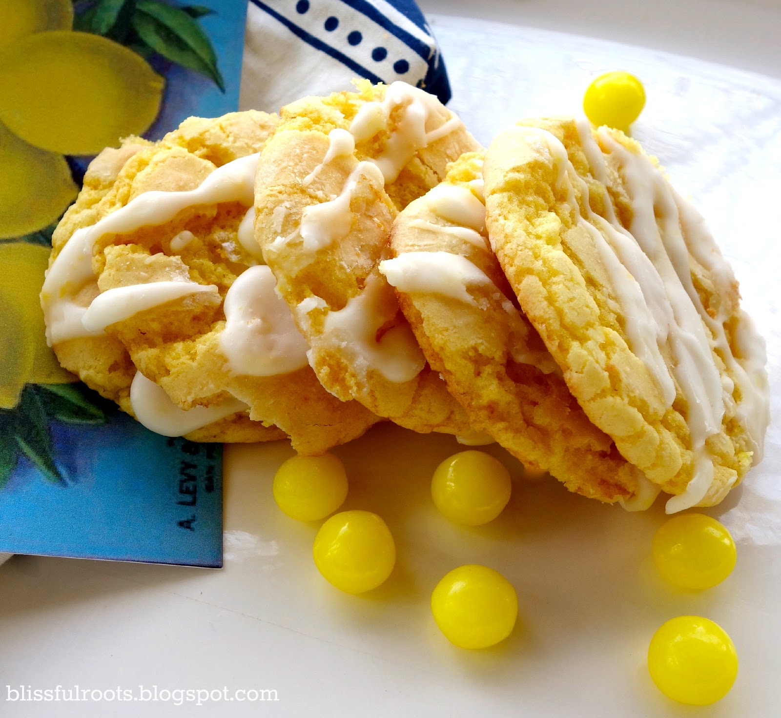 BLISSFUL ROOTS: Lemonhead Cookies