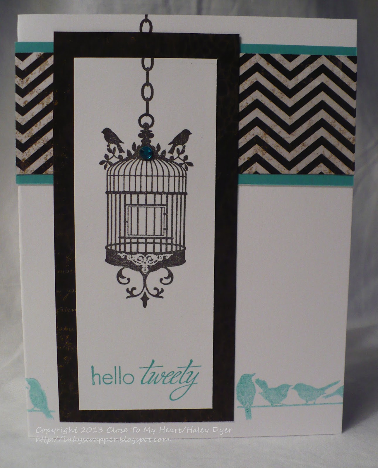 The Inky Scrapper: Hello Tweety Card
