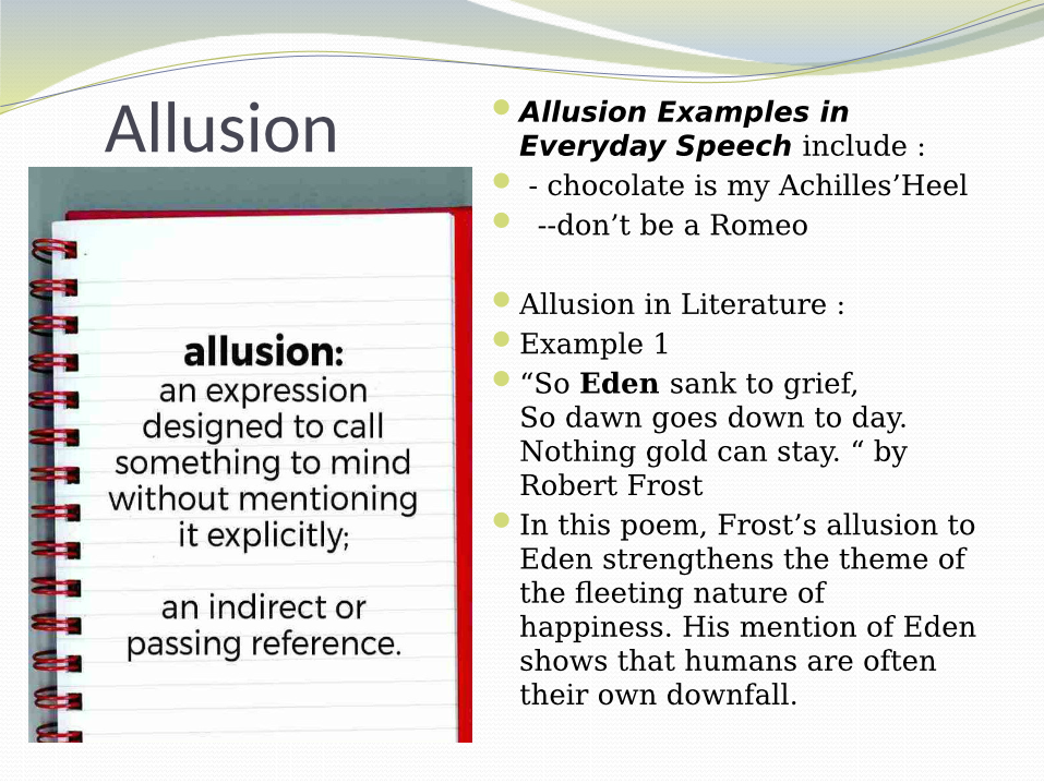 Teaching Area Task 1 Study Literary Devices allusion Euphemism teaching-area-task-1-study-literary-devices-allusion-euphemism