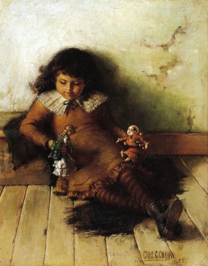 19th century American Paintings: Charles Courtney Curran