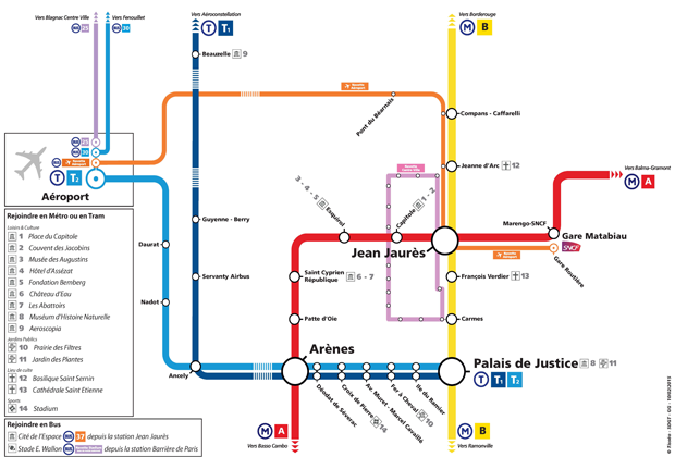 Con mi maleta rosa: Cómo llegar al centro de Toulouse desde el aeropuerto