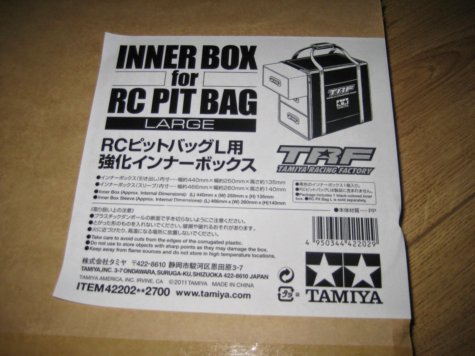 Tamiya 42202 Inner box for Rc Pit Bag Mini Review | The RC Racer
