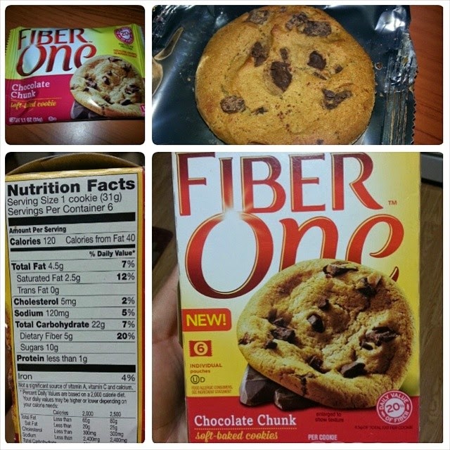 Shannon's Lightening the Load: Fiber One Chocolate Chunk Soft Baked Cookies