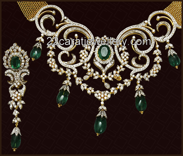 Diamond Heavy Designer Sets - Jewellery Designs