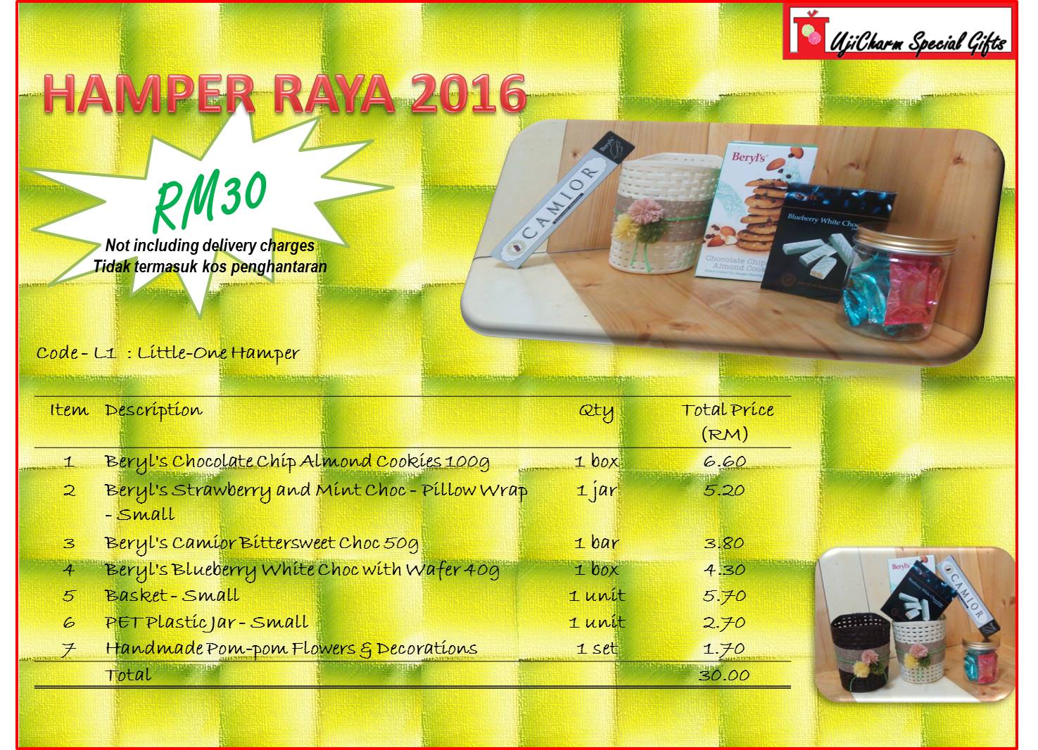 Syok Sendiri II: Hamper Raya 2016 (Murah dan best!!!)