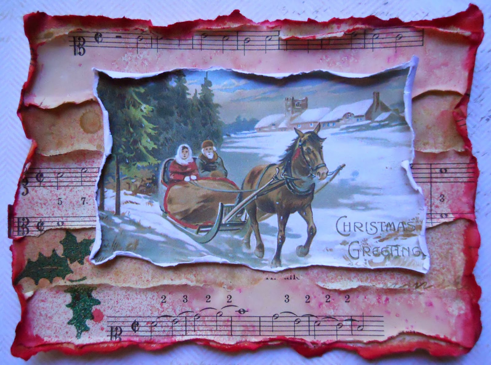 FotoBella: Christmas Collage Card Tutorial