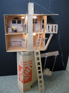 Novak Science: Physics: Electric house spring Construction