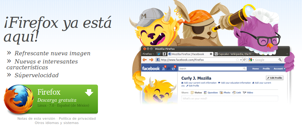 Piensa en Binario: Firefox 7.0 ¡Ya está aquí!