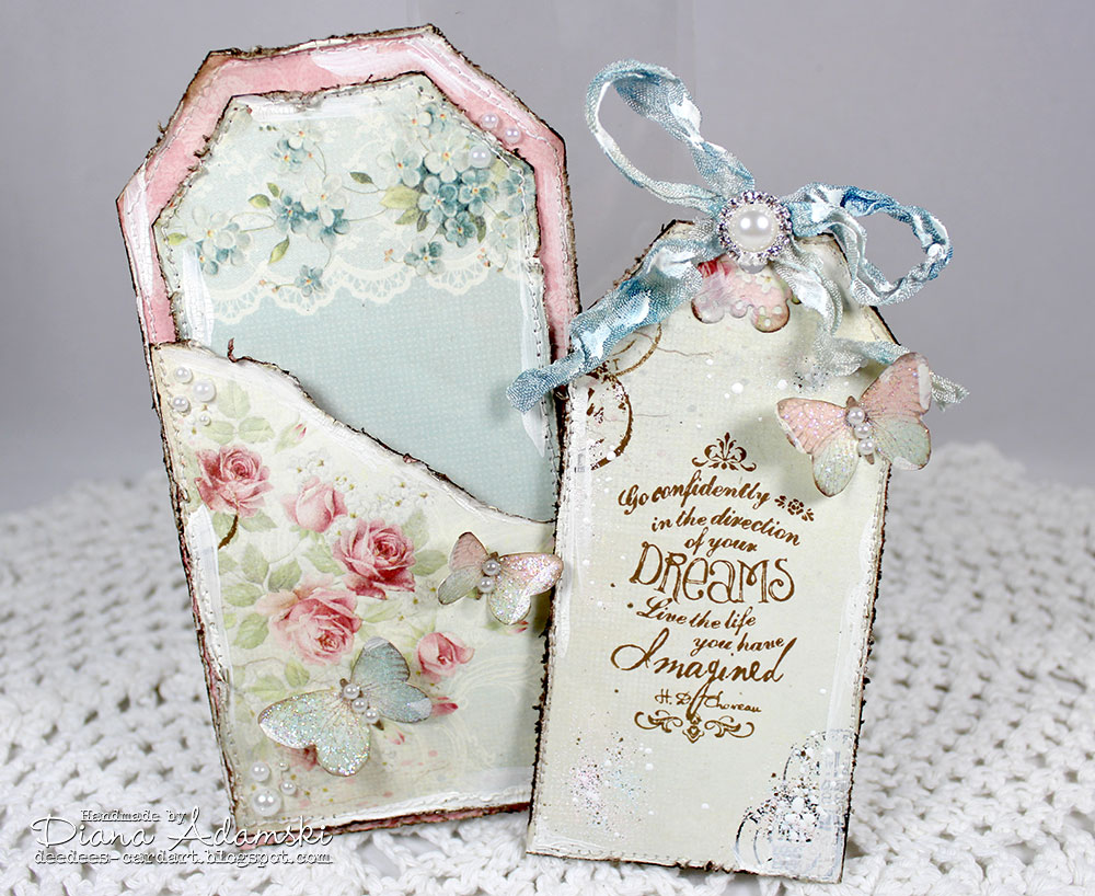 Live & Love Crafts' Inspiration and Challenge Blog: ♥ Tag Card ♥