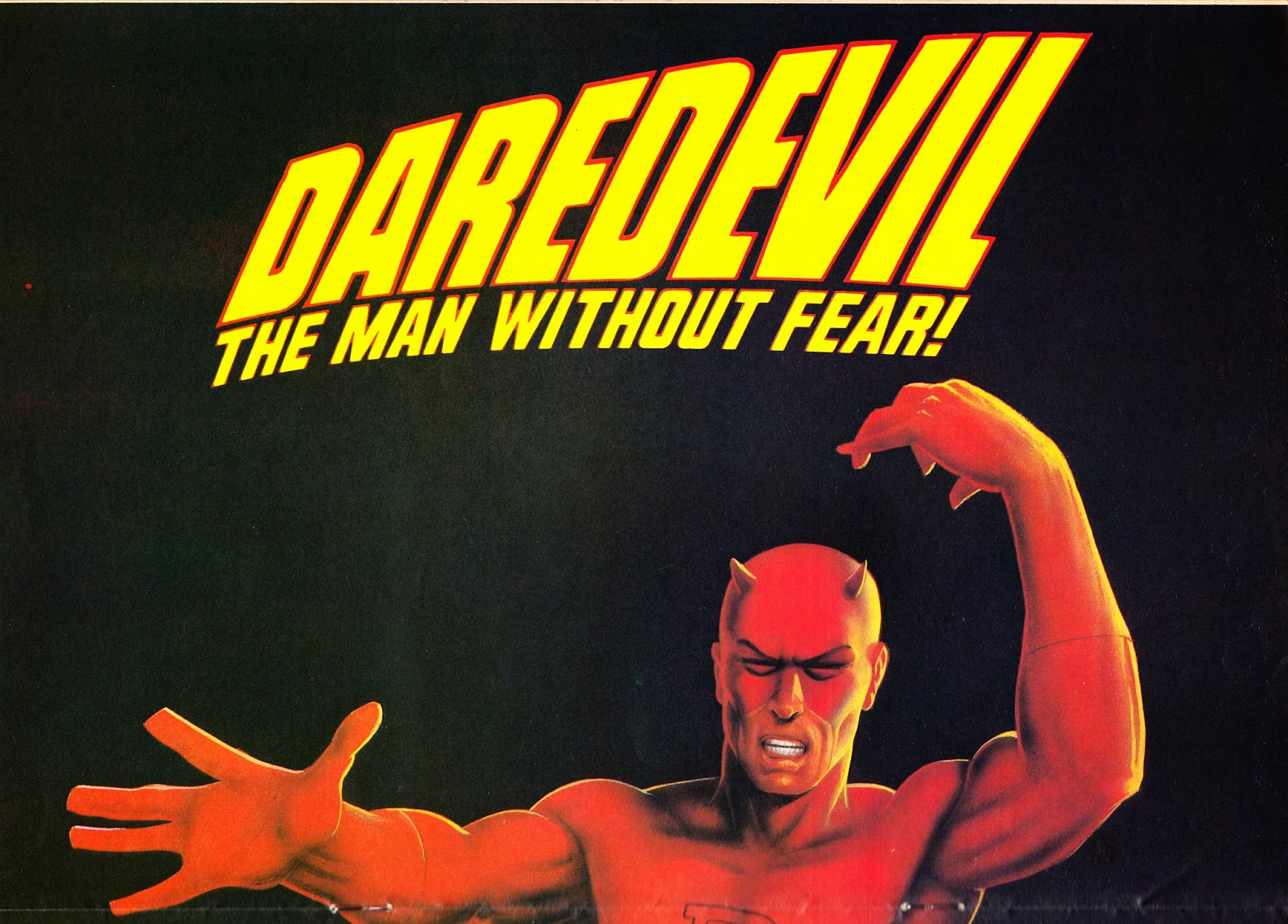 STARLOGGED - GEEK MEDIA AGAIN: 1982: DAREDEVIL POSTER (Marvel UK)