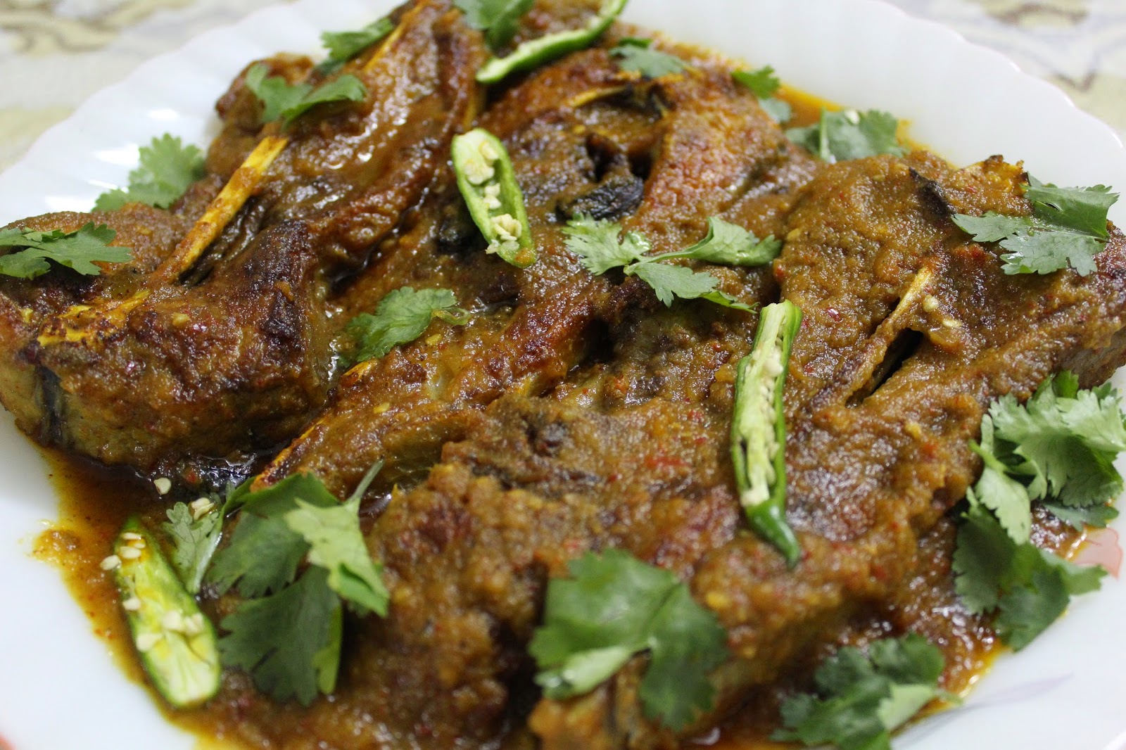 Flavors & Spices of India: Recipe Of Chital Macher Jhal (Spicy Curry Of ...