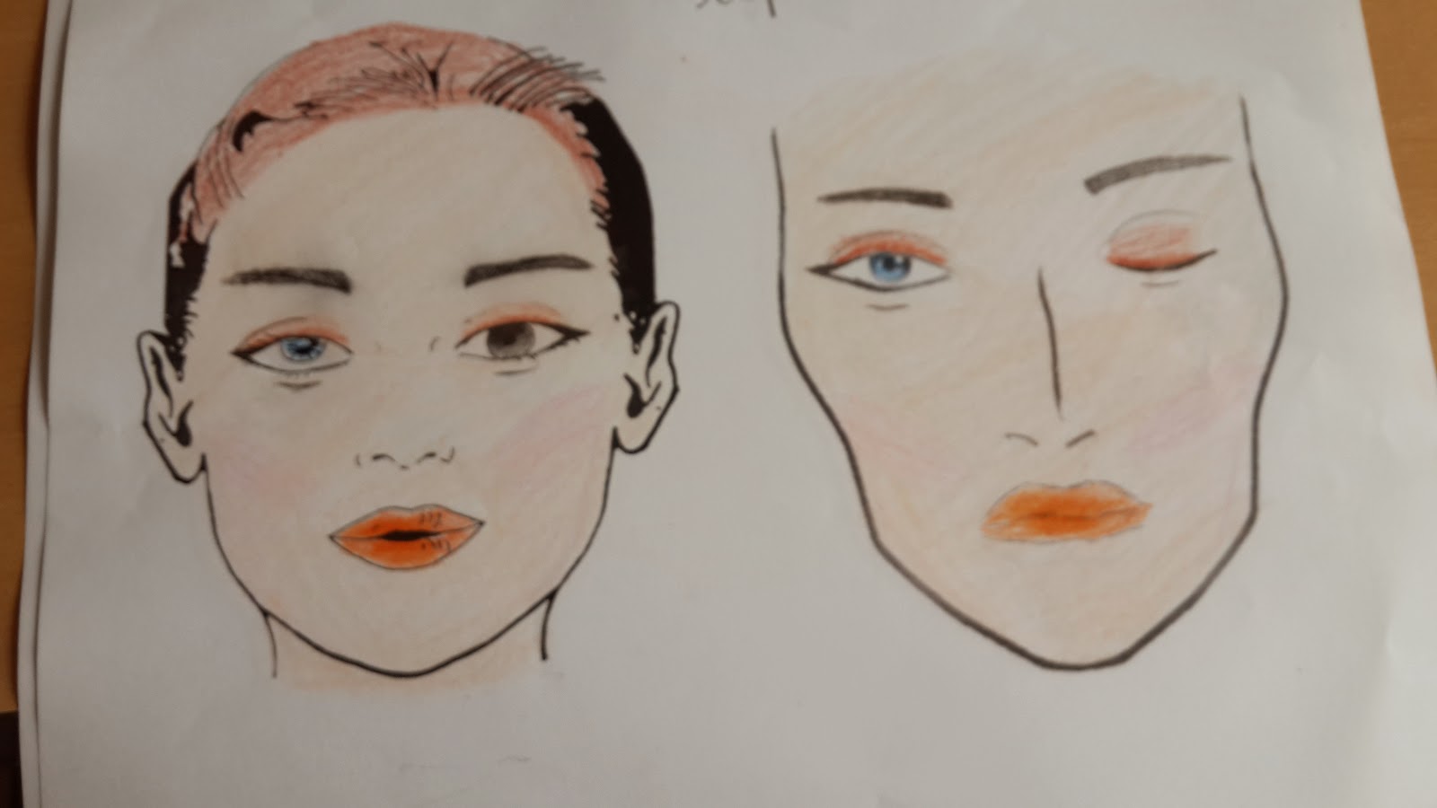 Theatrical Makeup Design Template - Mugeek Vidalondon