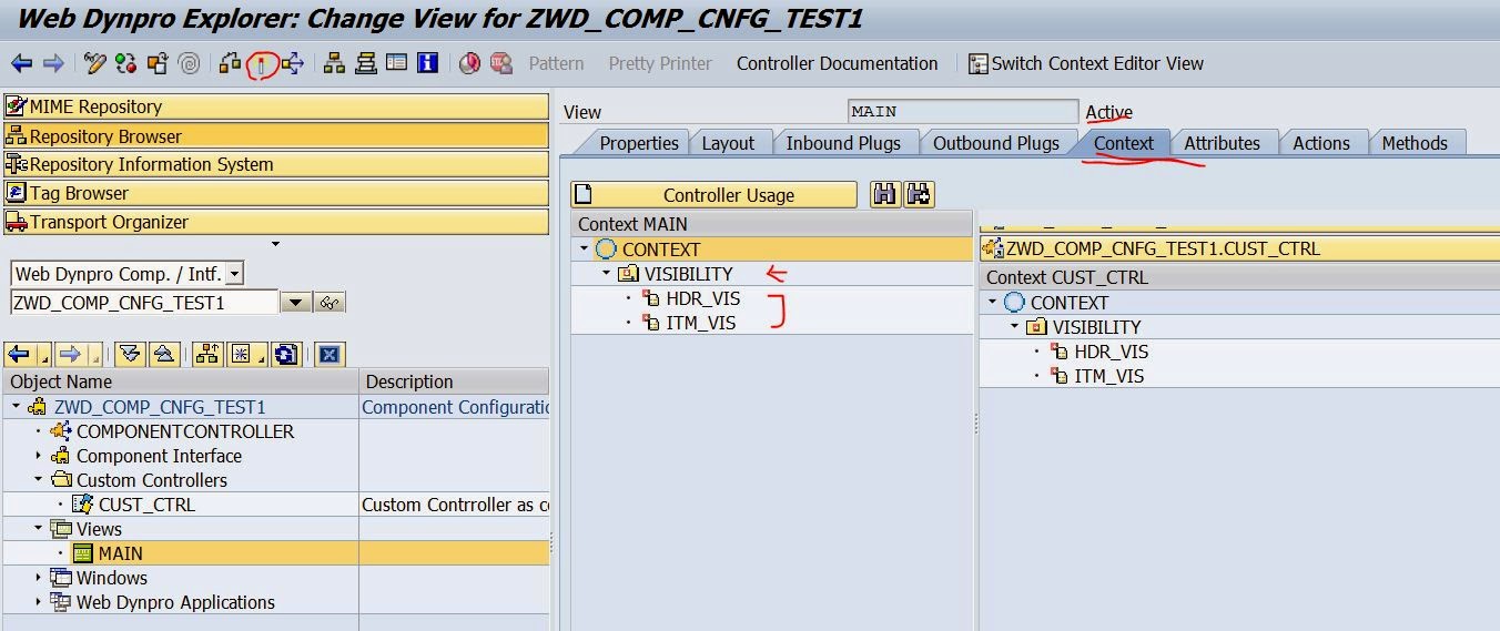 TECHSAP : Enabling & Disabling UI Elements Of the Webdynpro View By Application Configuration ...
