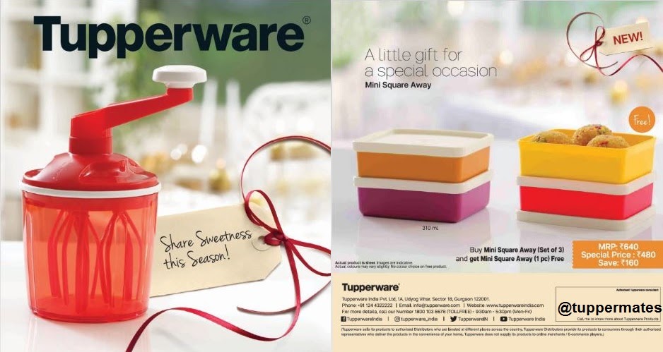 Tupperware India Flyer October 2016 - Tuppermates
