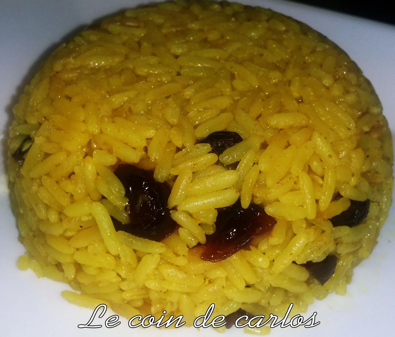 Le coin de Carlos: Riz pilaf au curry et canneberges