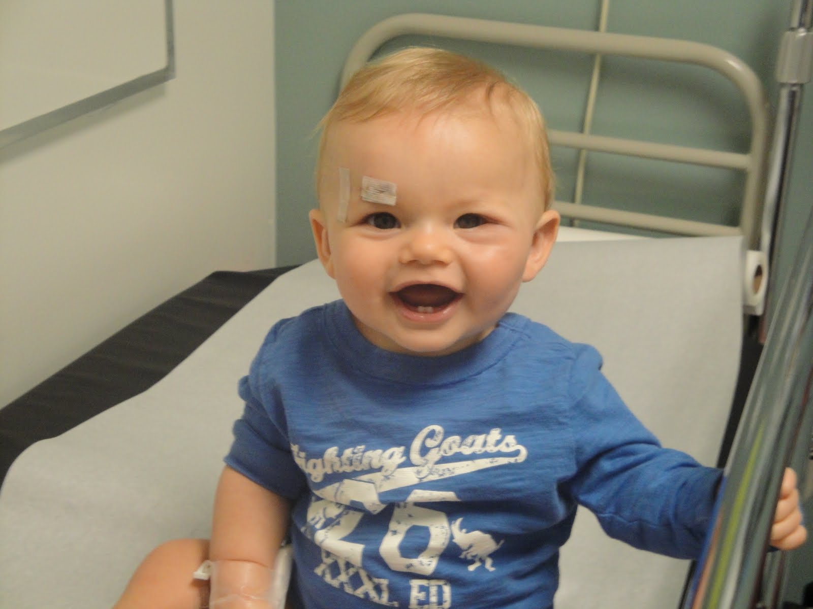 Benjamin's Bumps: First Day of Chemotherapy