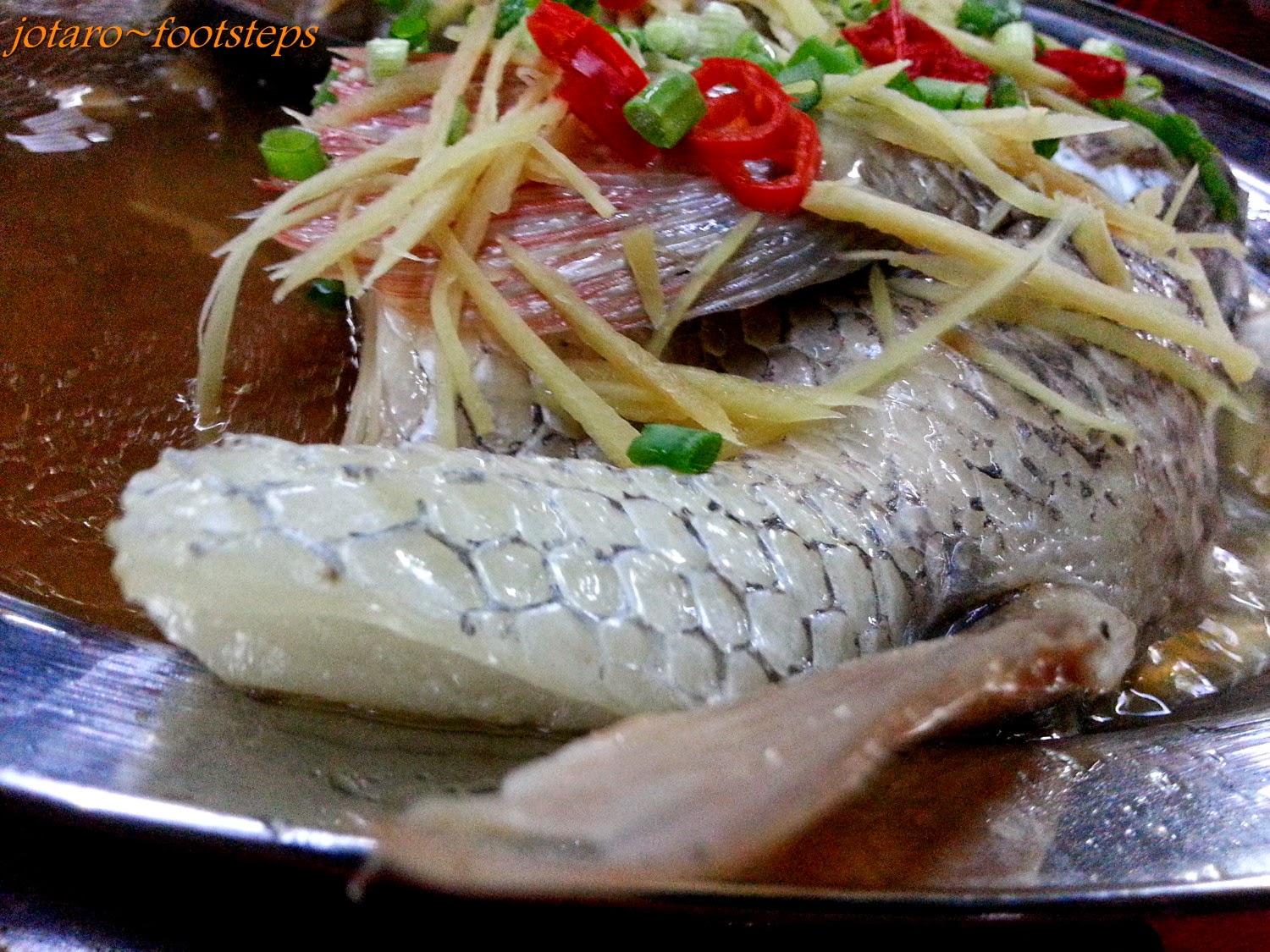 Footsteps - Jotaro's Travels: YummY! - 3 kg Tilapia @ Joe Wong Bak Kut Teh