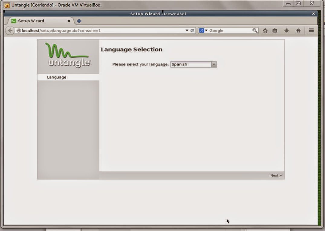 Informática: Instalación de Untangle