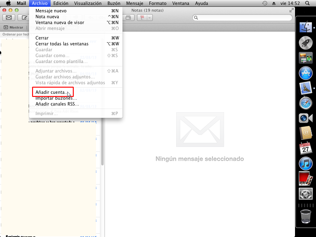 1gb de información: Empezando con Mac. Parte IV, Configurando "Mail"