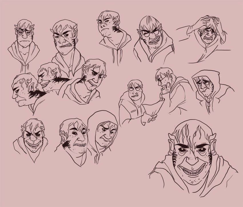 Samantha Niemczyk: Character Design: Expression Sheets