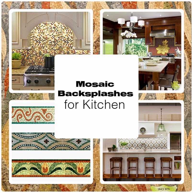 Mosaic Glass Tile Backsplash for Modern Kitchens
