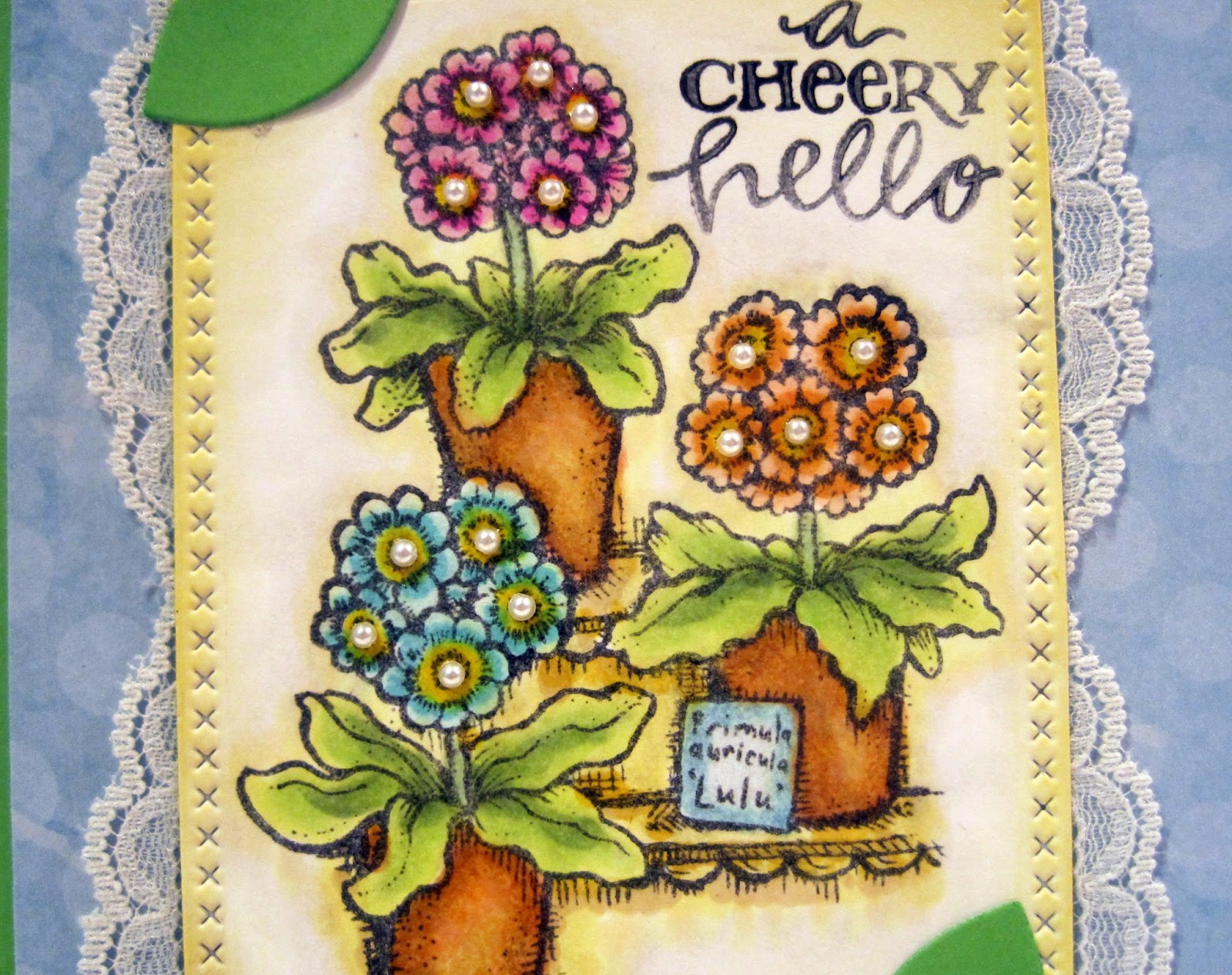 Crafting By The Beach: A Cheery Hello