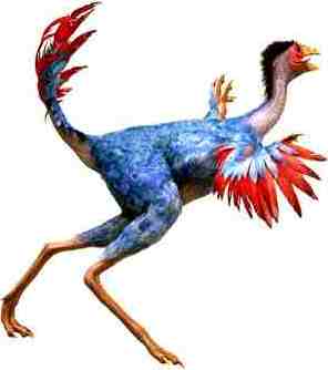 Mundo Pré-Histórico: Caudipteryx