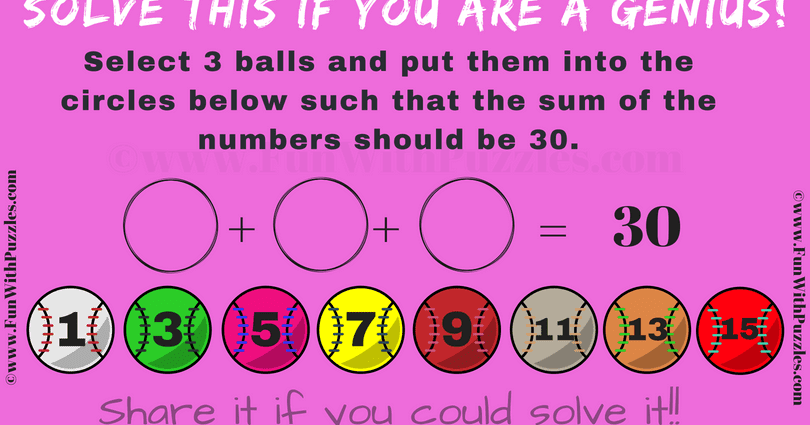 Baseball Maths Addition Puzzle with Answer