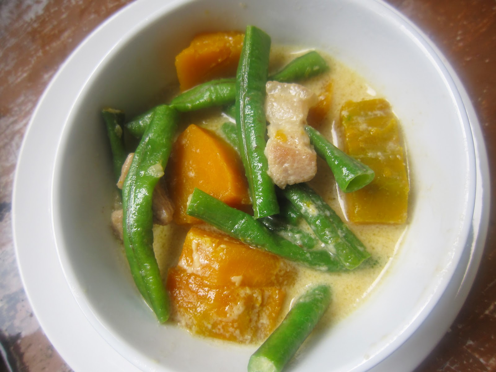 Ginataang Sitaw at Kalabasa