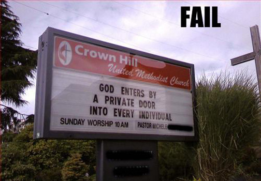 The Pwn Zone: Church Sign Fails