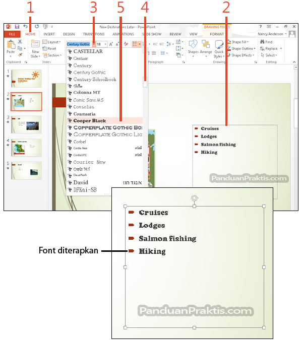 Ukuran Font Untuk PPT Skripsi Yang Baik Dan Sesuai Standar Gammafis ...