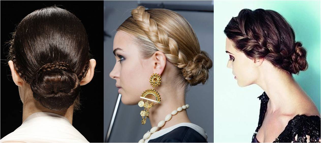 De la Moda lo k te Acomoda: PEINADOS DE CHONGOS CON TRENZAS