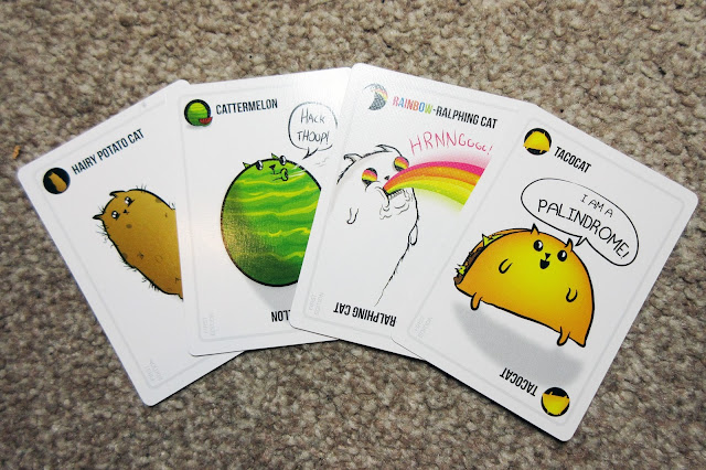 Random Nerdery: Cardboard - Exploding Kittens card game