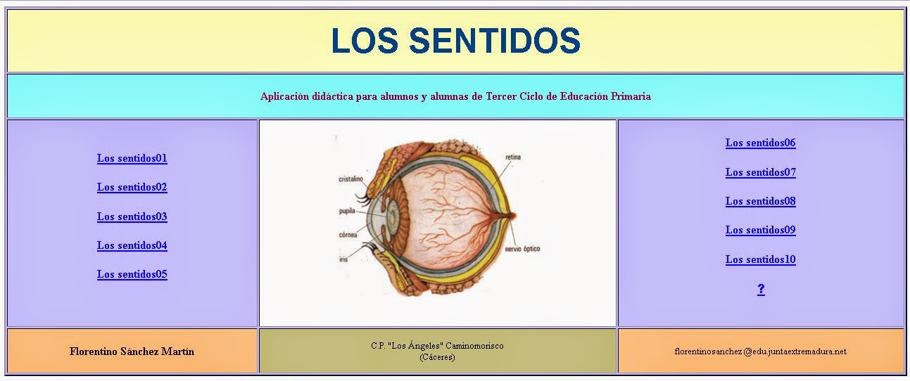 UN MUNDO POR DESCUBRIR P5 2014/15: LOS SENTIDOS
