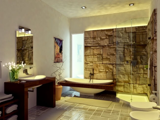 Bathroom without tiles - ideas for tiles free wall design | Bathroom Design