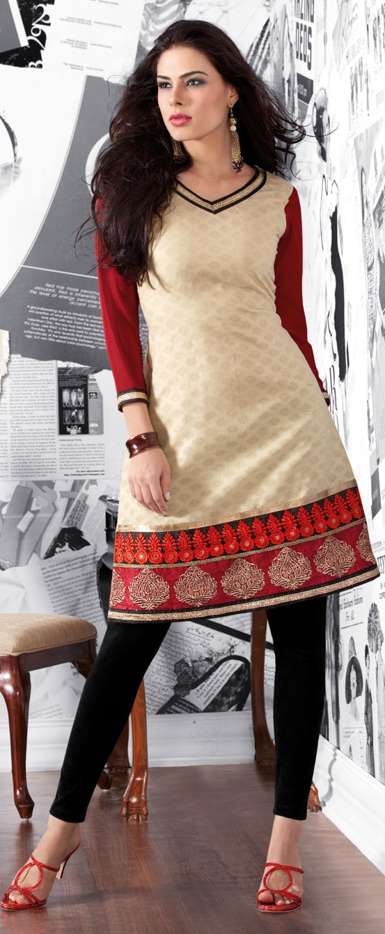Fancy Party Wear Tunics | Embroidered Tunics Indian Designs 2013 ...