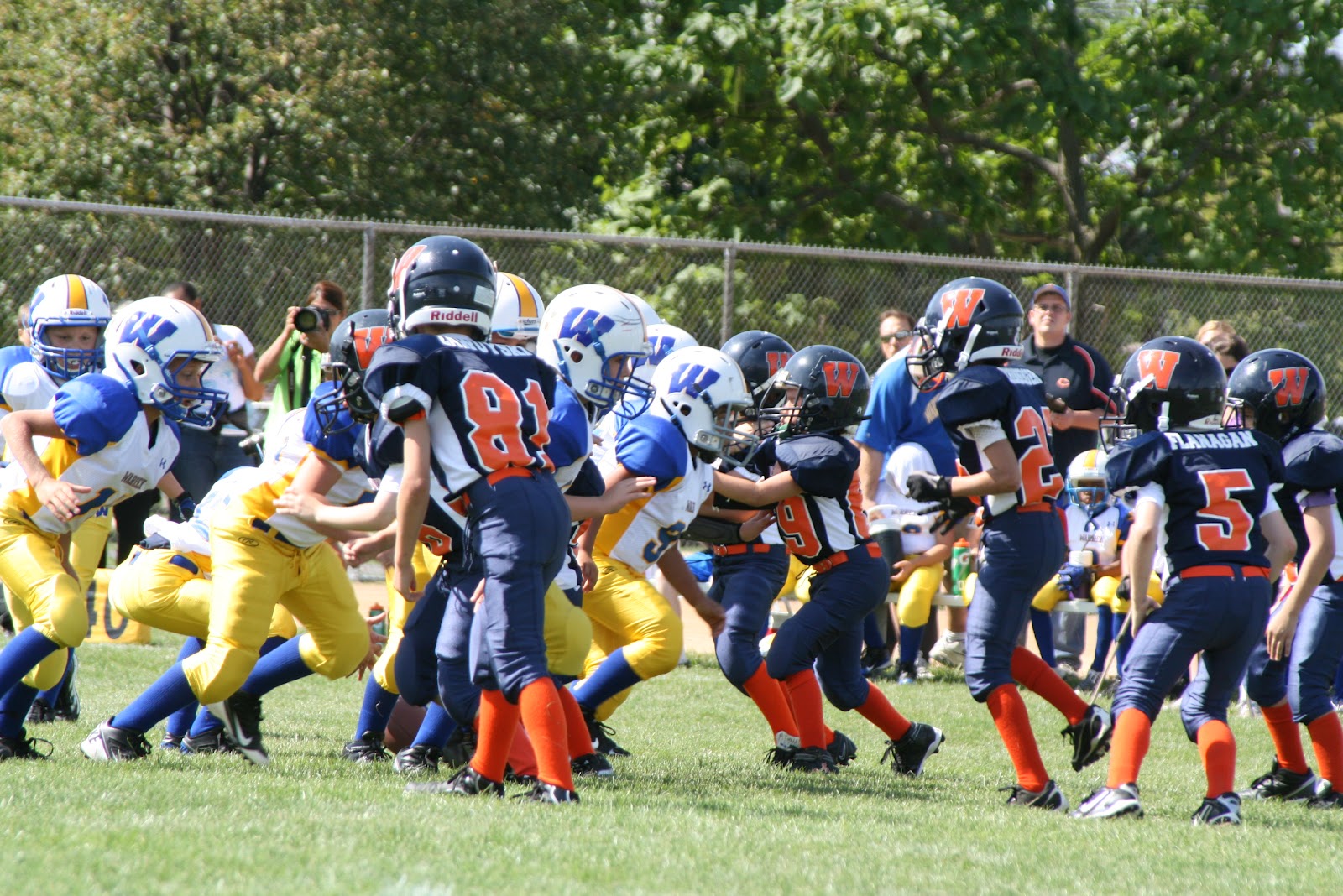 Wheaton Rams Team Black 73lbs: Wheaton Bowl vs. Warren