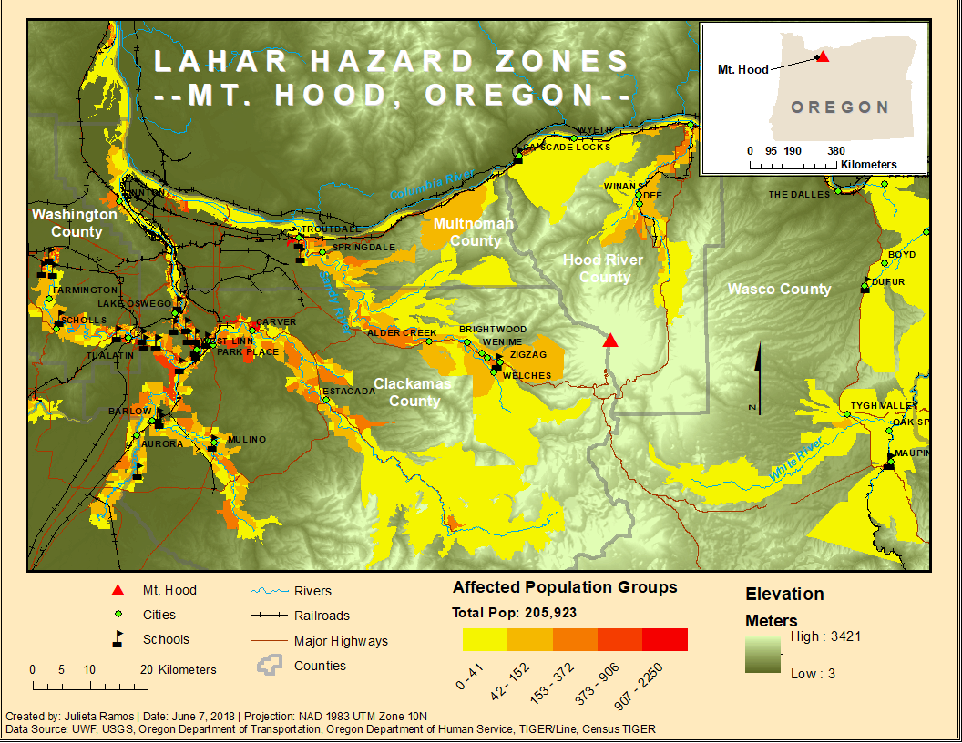 GIS5100 Week2: Natural Hazards-- Lahars