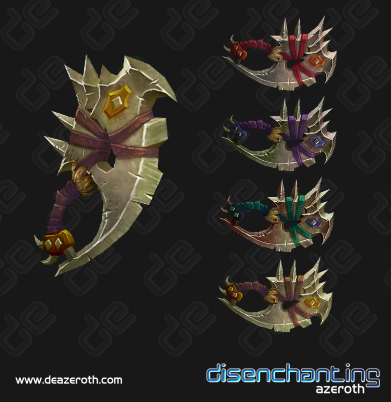 Disenchanting Azeroth: Mists of Pandaria Beta : New Weapon & Shield Models