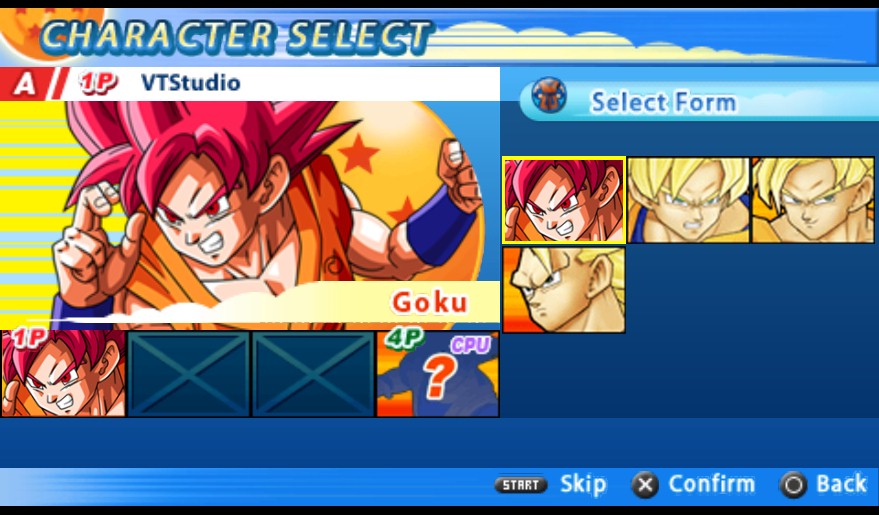 Download Mod Texture Goku [SSJ God Goku] DBZ TTT For Emulator PPSSPP ...