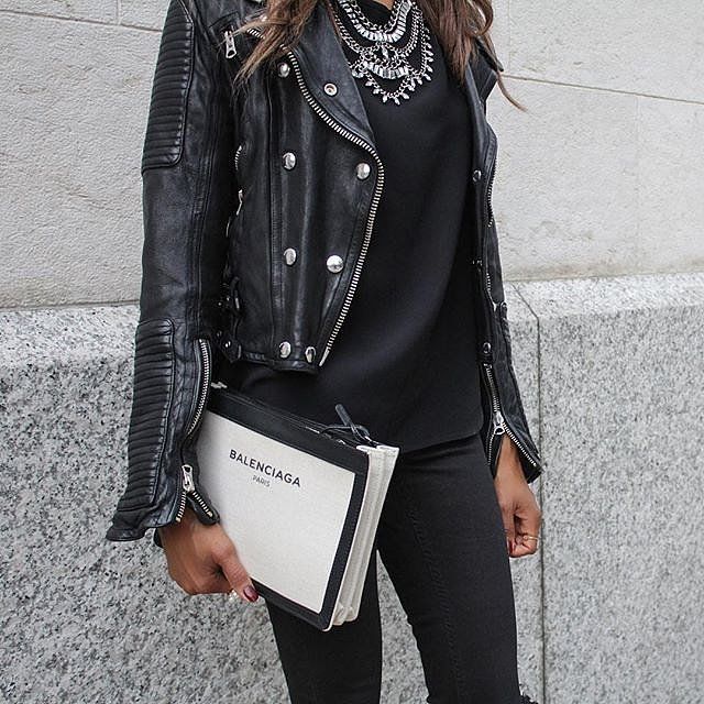 35 Inspiring Ways To Wear A Biker Jacket For Women. Fashion Inspiration ...