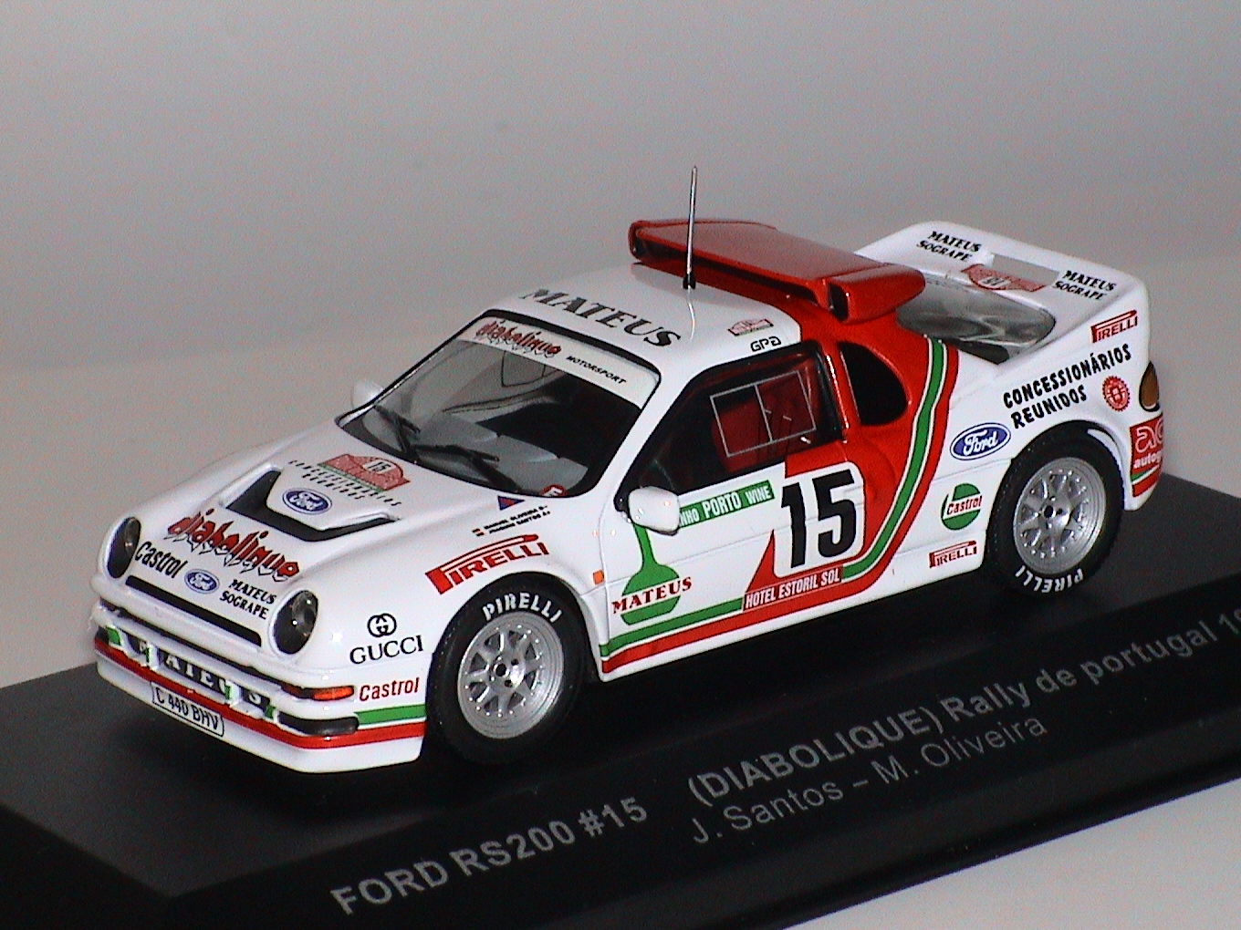 Slot - Outra Dimensão: Ford RS200 Diabolique - Rali de Portugal 1986