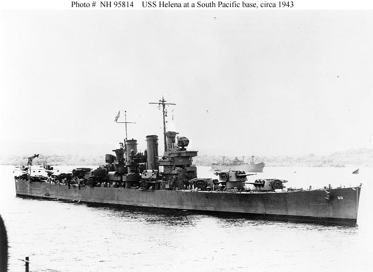 Naval Warfare: USS Helena (CL-50)