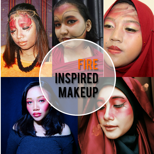 Fire Element Inspired Makeup Look - beautiesquad x inez cosmetics