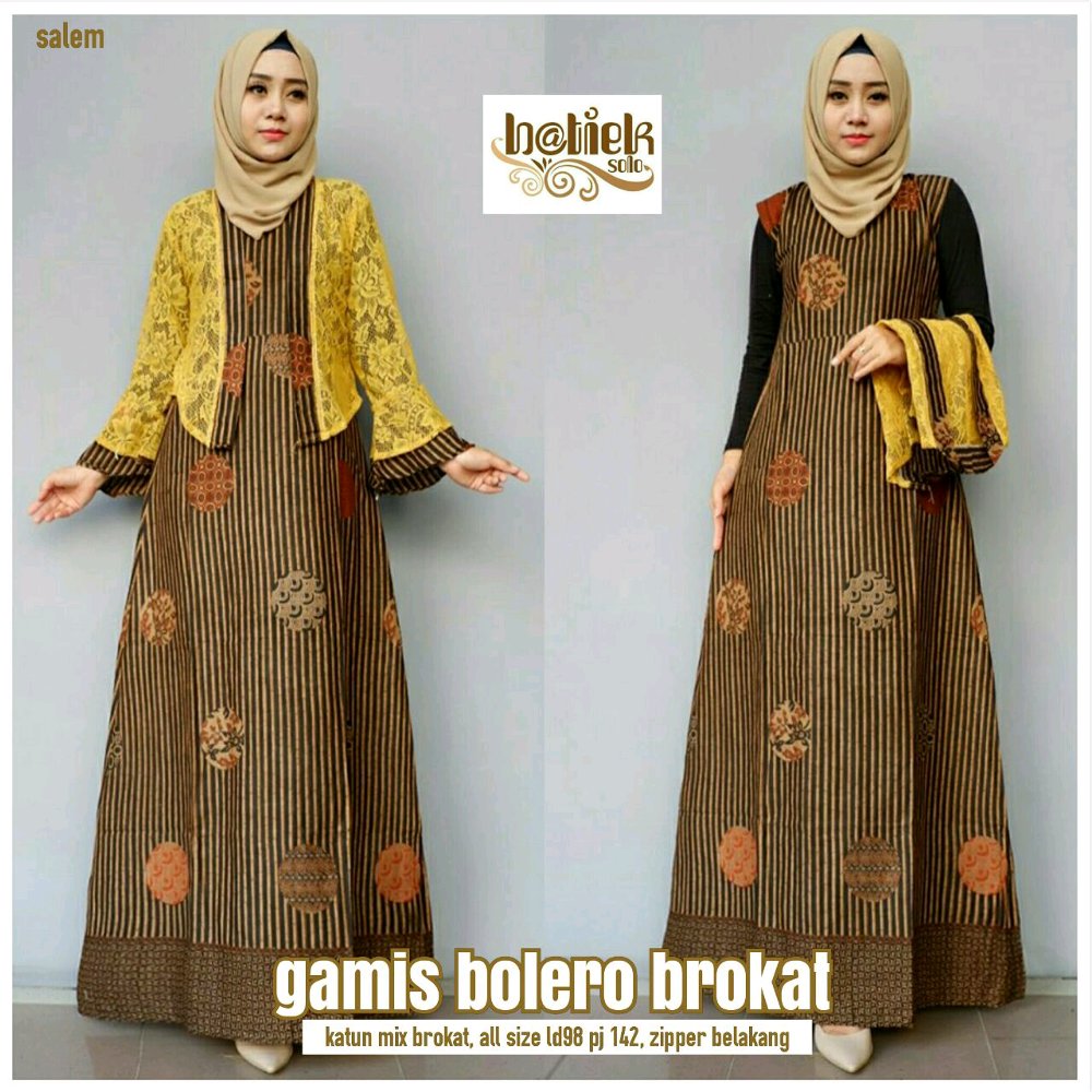 17 Model Baju Batik Kombinasi Bolero - Kumpulan Model Baju - Update ...