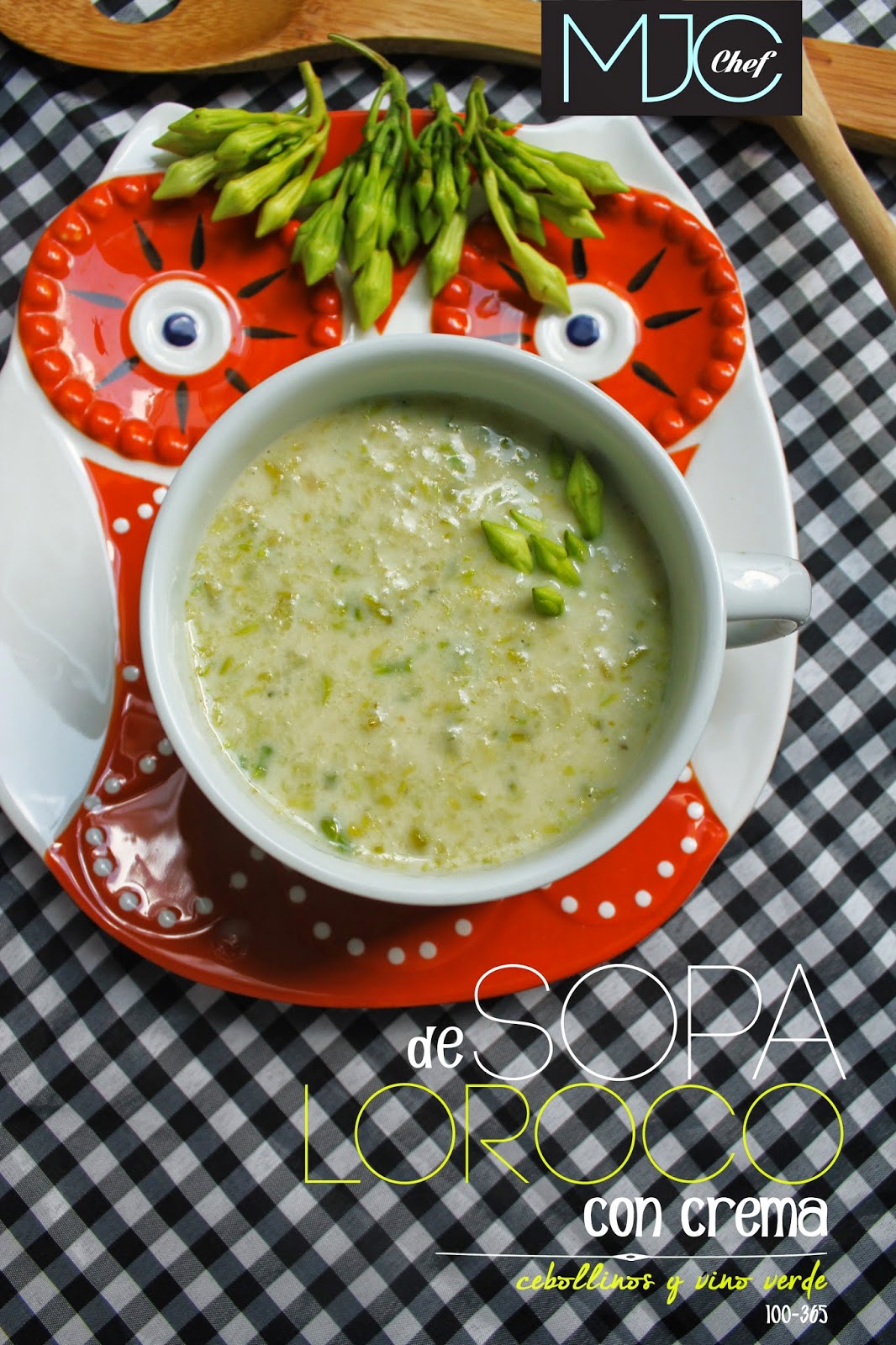 Sopa #100: Sopa de loroco con crema, cebollinos y vino verde | 365 ...