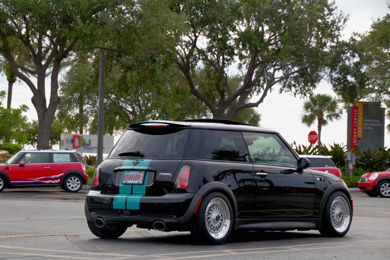 MINI Cooper Poison: Silver BBS RS 16x7 w/ 205/45/16 Falken 512 on Black R53